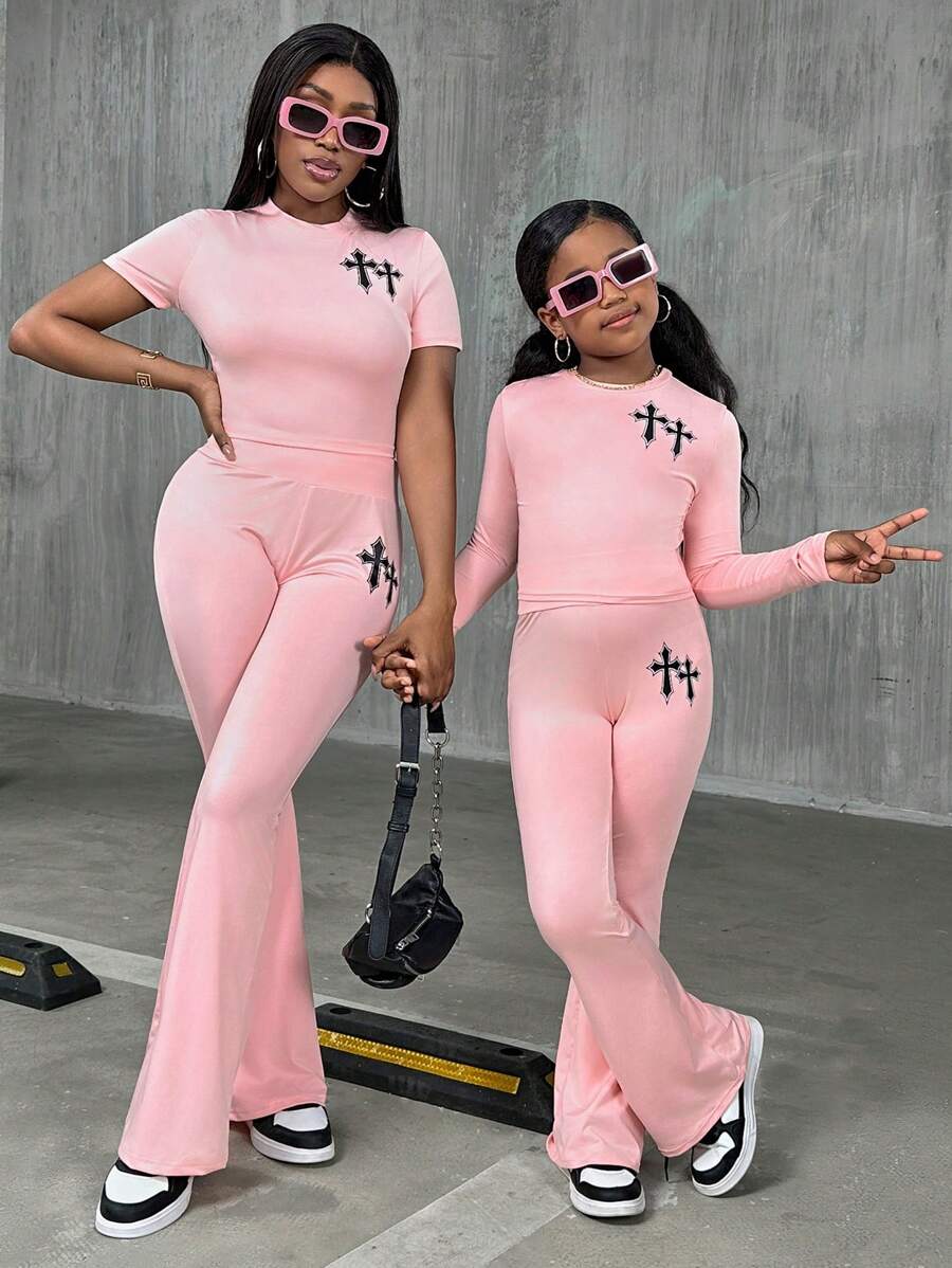 SHEIN SLAYR KIDS SLAYR Tween Girl Tween Girl Casual Street Style Solid ...