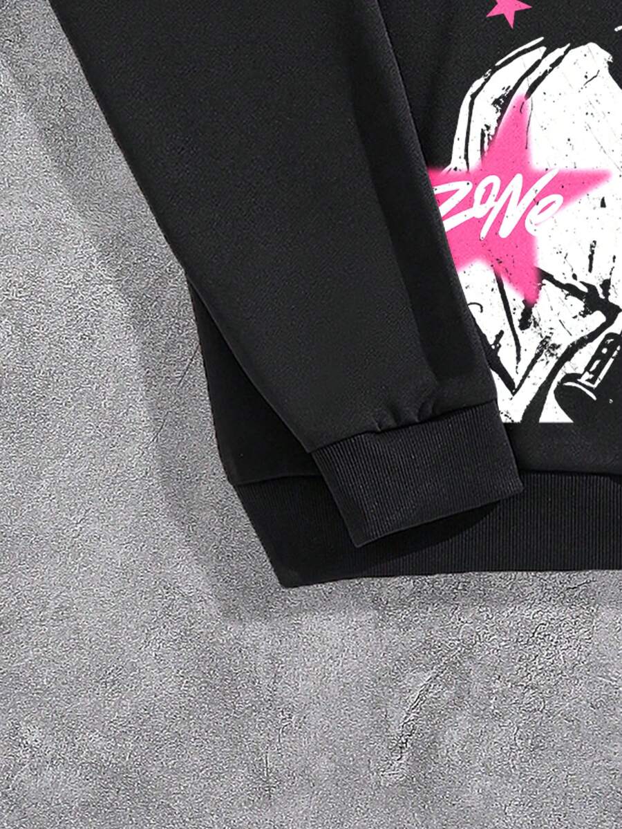 Manfinity EMRG Men's Loose High Street Fashion Brand Vintage Style Red ...