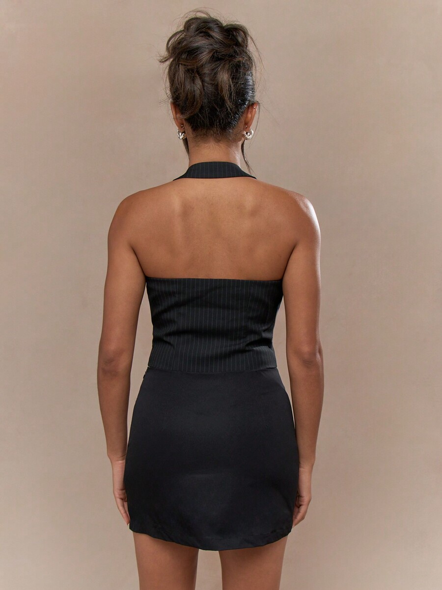 MISSGUIDED Tailored Low Rise Side Slit Mini Skirt | SHEIN EUR