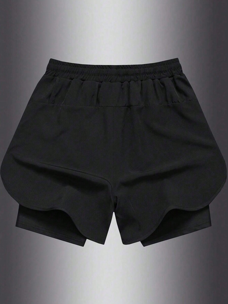 Manfinity Sport Corelite Boyfriend Style Men Letter Print Drawstring ...