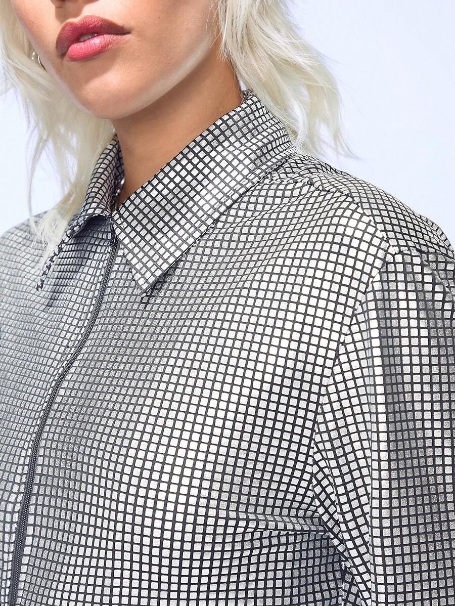 Manfinity UZERO Men's Plain Knitted Slim Fit Collar Casual Shirt With ...