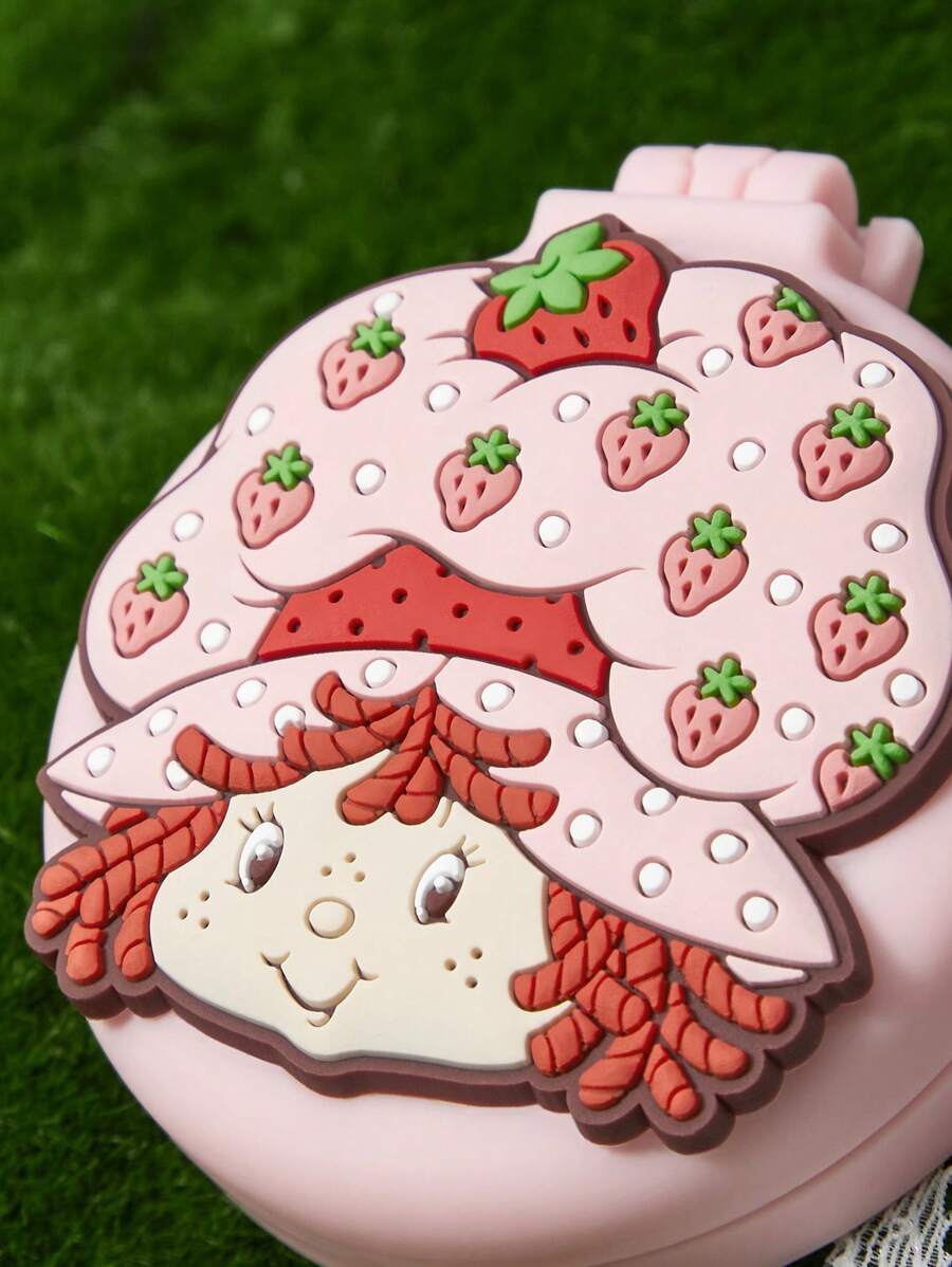 Strawberry Shortcake X SHEIN Cartoon Character & Strawberry Pattern ...