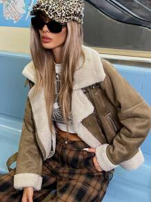 Aveloria Affinna Neue Ankunft Damen Winter Flauschige Jacke, modische ...