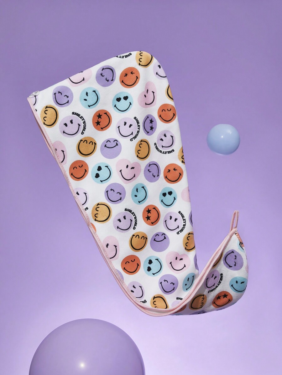 SmileyWorld® | SHEIN Full Coverage Smile Cartoon Expression Printed ...