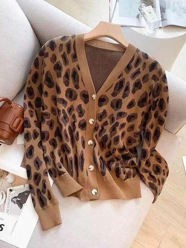 Search leopard cardigan | SHEIN USA