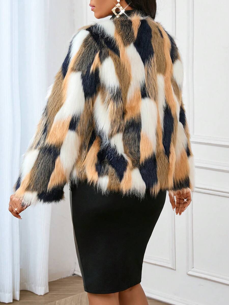 SHEIN Lady Four Season Wedding Guest Attire Formal Party Winter Women Fluffy Coats | SHEIN EUR