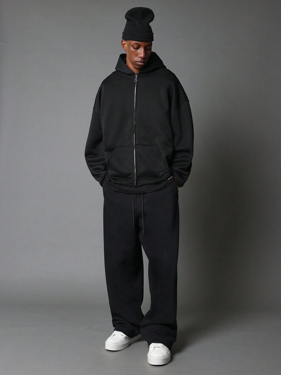 SUMWON Loose Fit Baggy Premium Heavyweight Essential Jogger | SHEIN USA