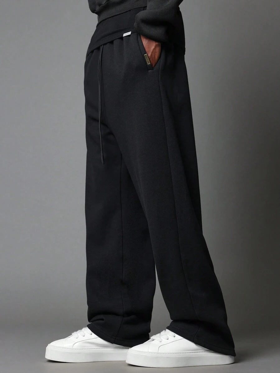 SUMWON Pantalon de jogging premium lourd à l'entrejambe lâche, en ...