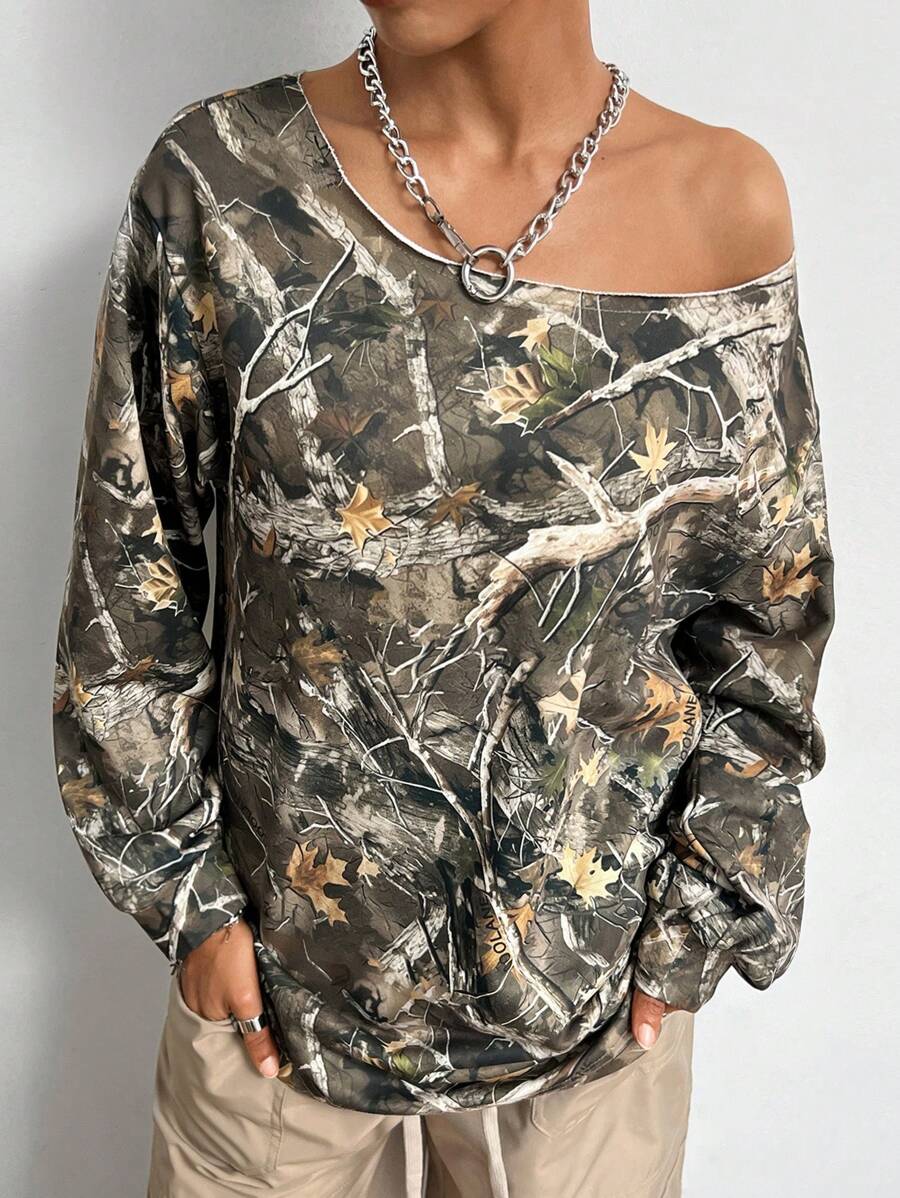 SHEIN Coolane Tween Girls Fall/Winter Y2K Graphics Stretchy Off The ...