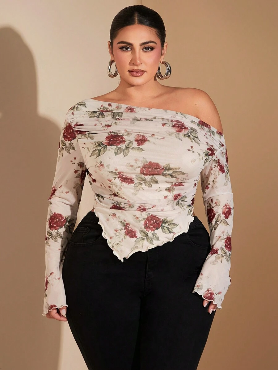 SHEIN BAE Plus Size Women Elegant Evening Birthday Party Retro Romantic ...