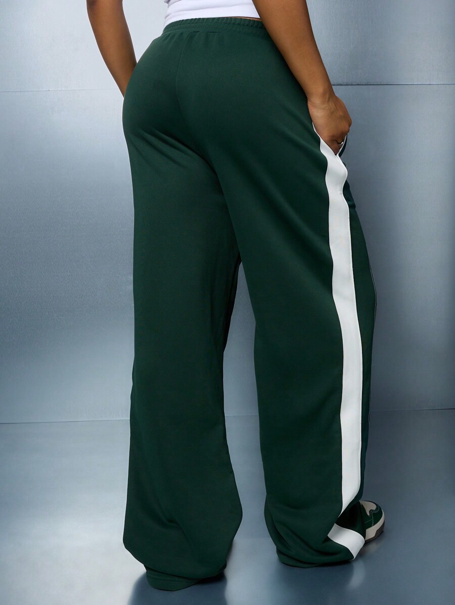 SUMWON WOMEN Joggers à liens de serrage avec ajustement droit et liens ...