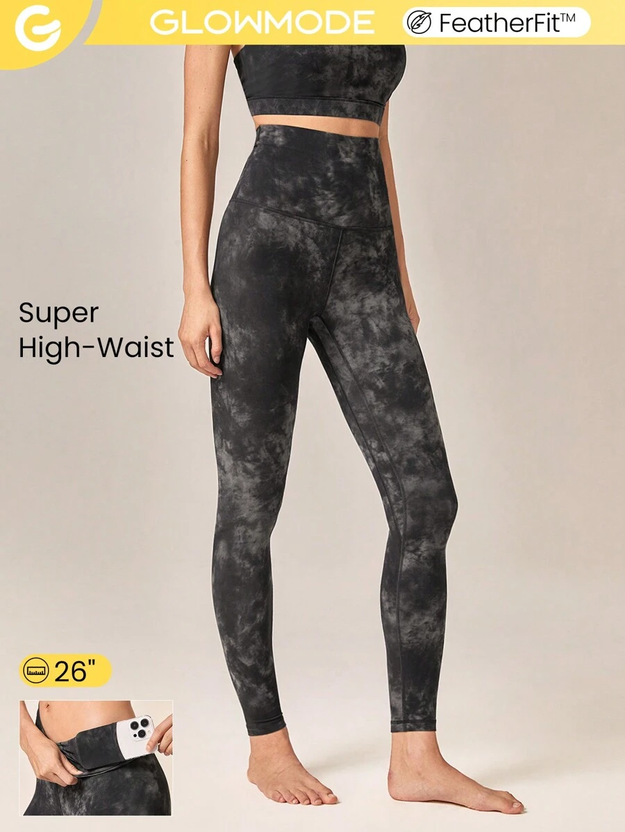 GLOWMODE 26" FeatherFit™ High Expectations Super High-Waist Pocket ...