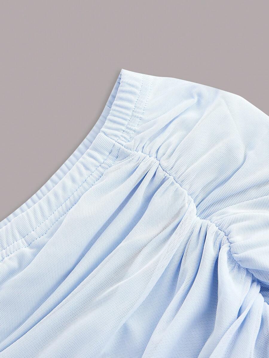 Sweetina Jupe noire en maille avec ourlet à volants et garniture à ...