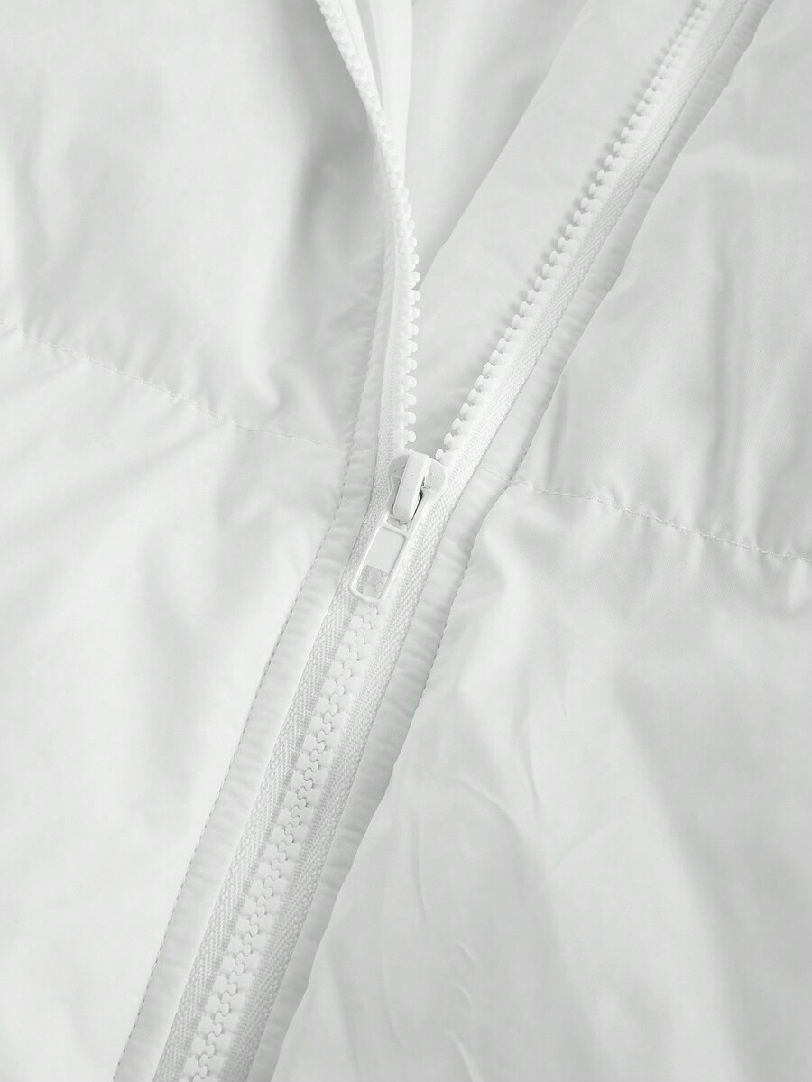 Manfinity Modomio Men's Woven Slim Fit Casual Hooded Front Open Padded ...