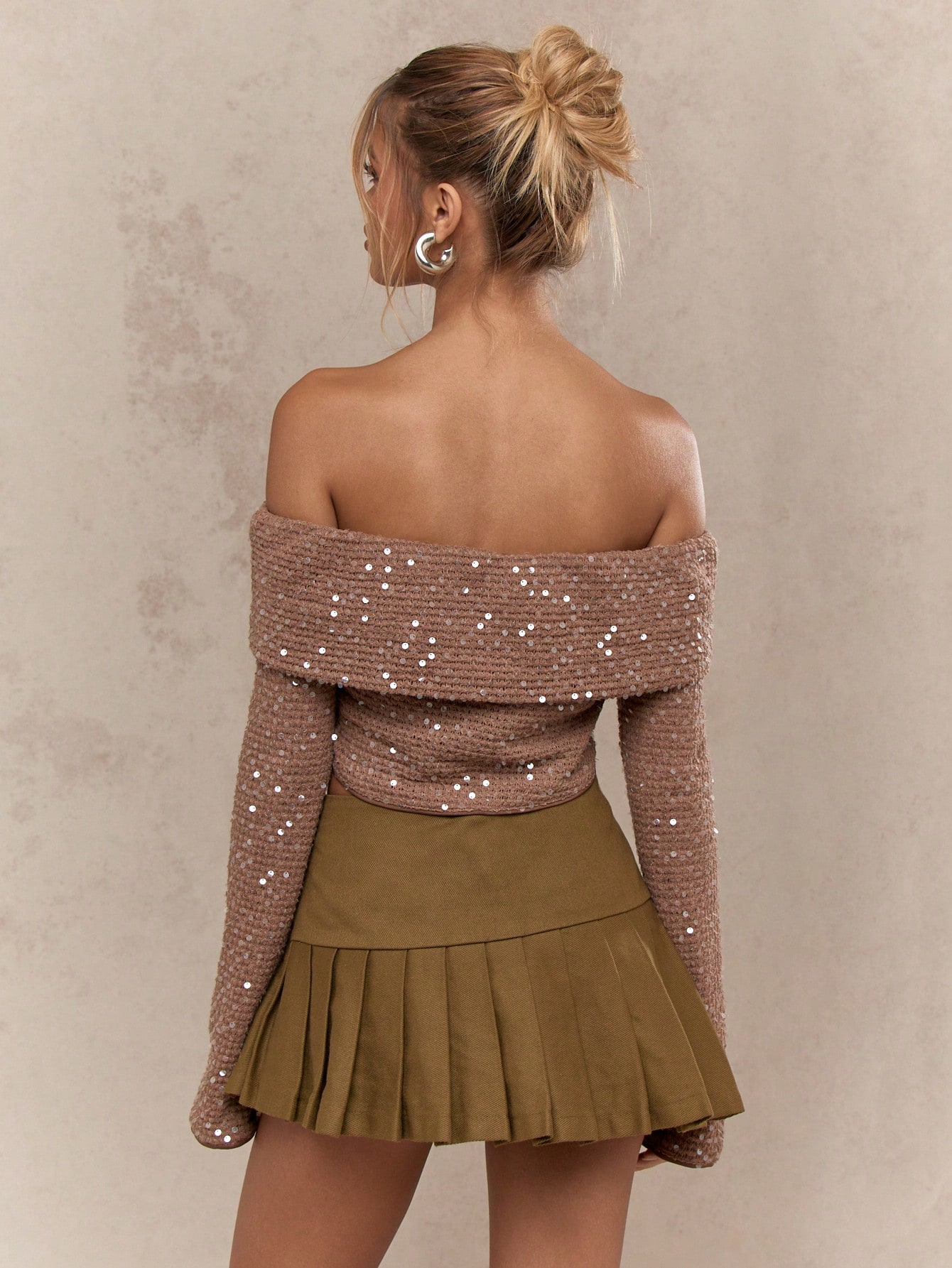 MISSGUIDED Twill Pleated Mini Skirt｜MISSGUIDED