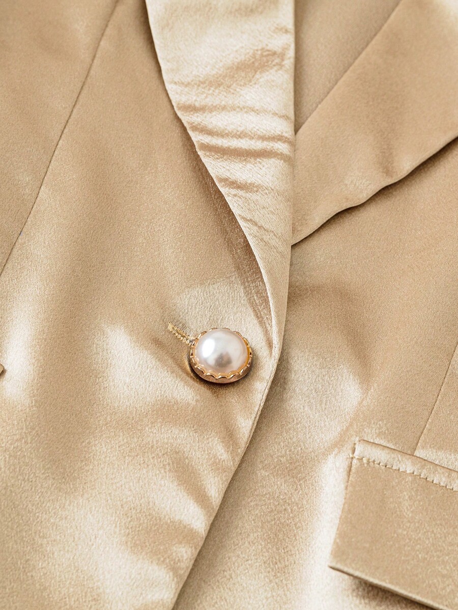 SHEIN Clasi Plus Size Women High-End Solid Color Stylish Fitted Unique ...