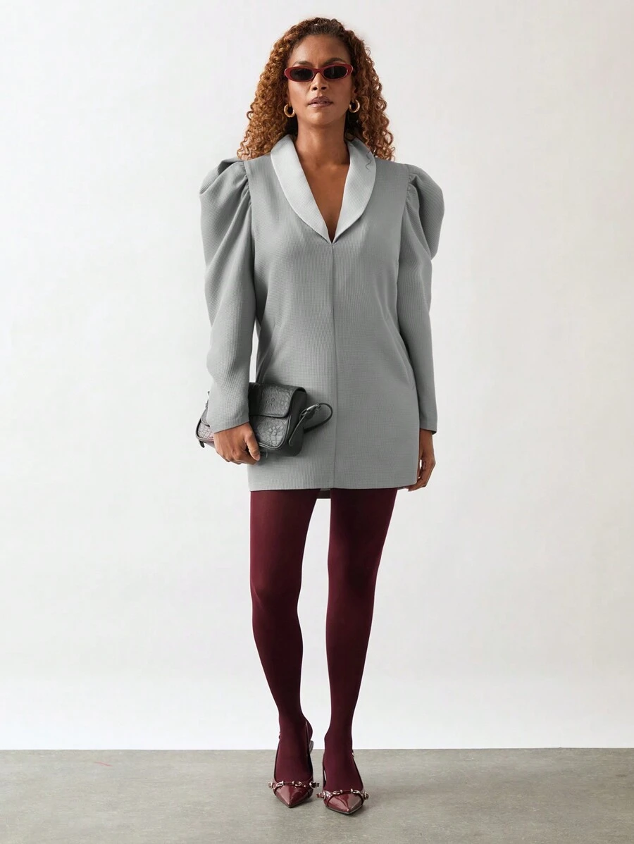 SHEIN Unity Women's Contrast Color Mini Old Money Style Elegant Dress ...