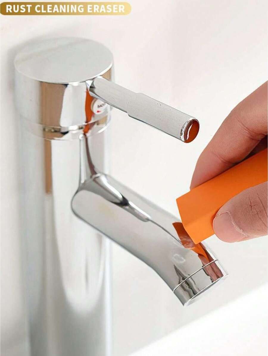 1pc Easy Limescale Eraser Bathroom Glass Rust Remover Rubber Eraser ...