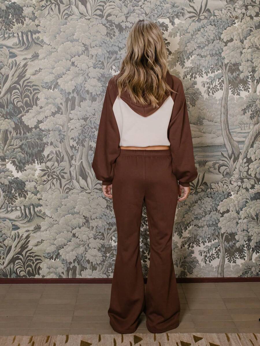 Aralina Pantalón de chándal de mujer de poliéster, de tiro bajo y ...