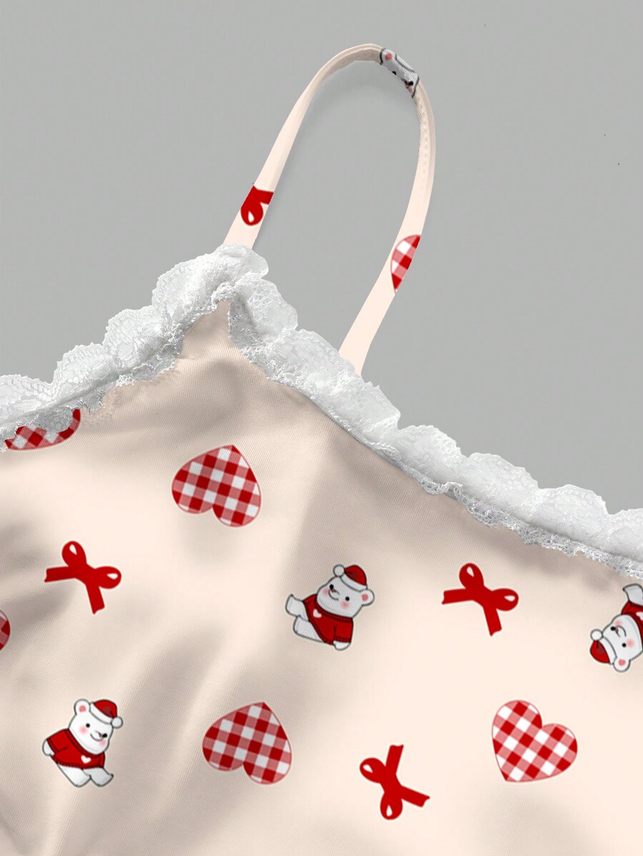 Mari Primo studio Artist 2pcs/Set Handpainted Heart & Teddy Bear Print ...