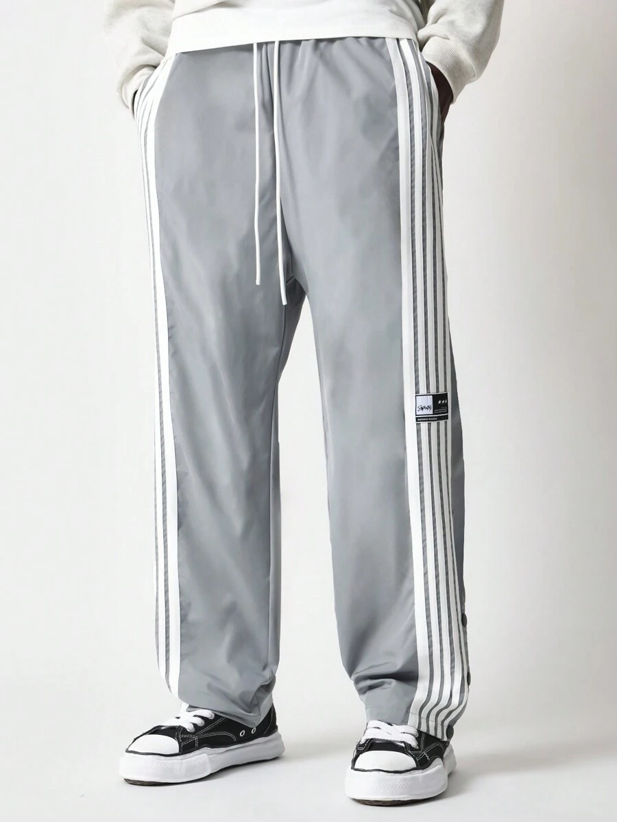 SUMWON Pantalón holgado de nailon con broches laterales | Moda de Mujer ...