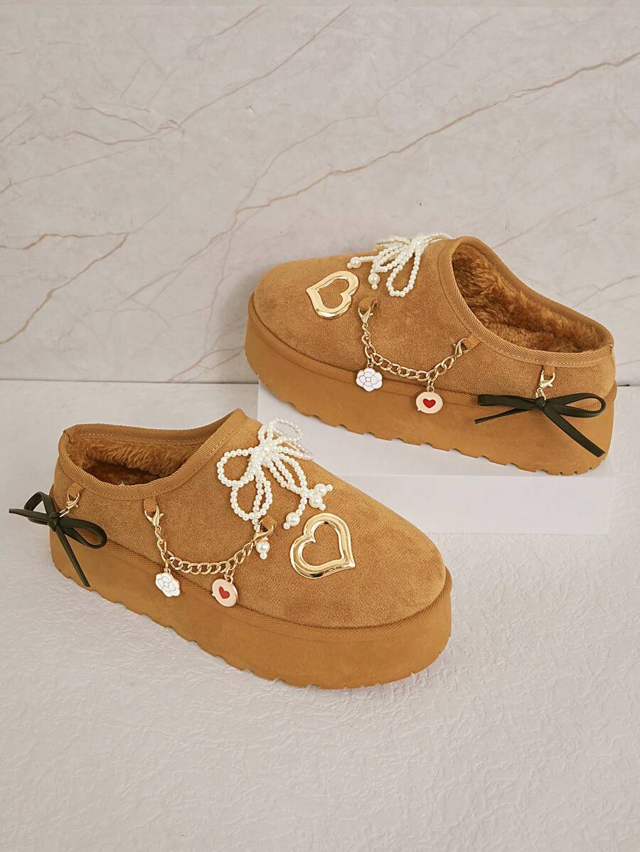 SHUZIA Women Fresh Height Faux Pearl Decor Clogs For Summer Shoes ...