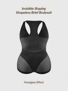 Shapelle Forme Plus Size Shaping Brief Bodysuit Shapewear Body Shaper ...