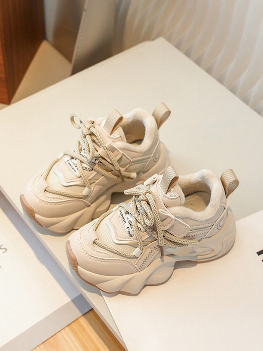 Kids Running Shoes Mesh Breathable Girls' Chunky Sneakers, Students ...