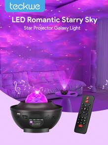 Teckwe Star Projector,Galaxy Light Projector With Remote & Wireless ...