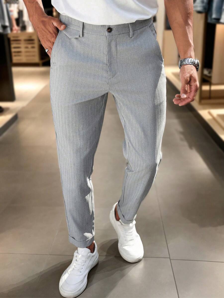 Manfinity Mode Men, Regular Straight, Pocket Design, Dark Stripes ...