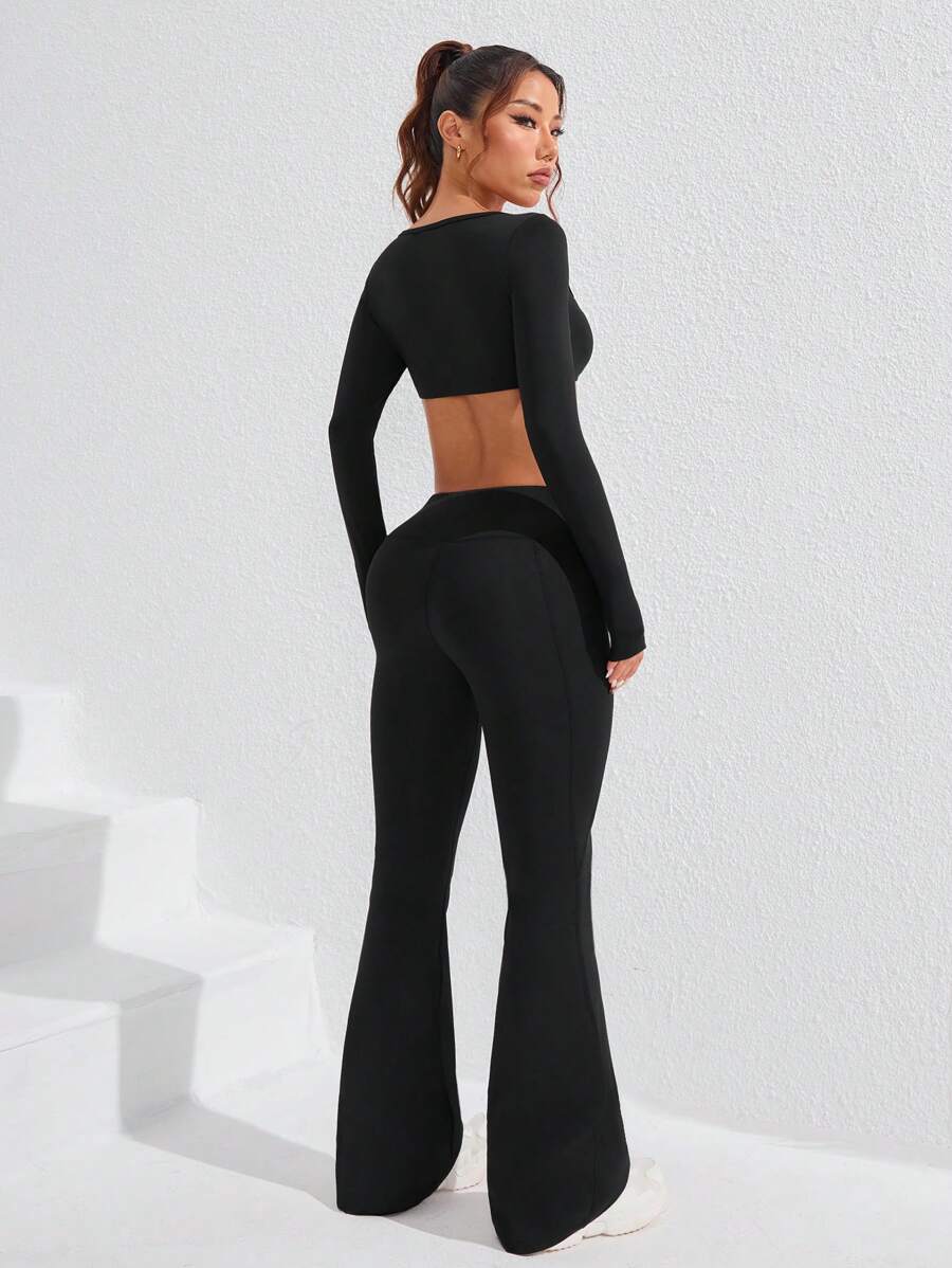 SHEIN Sport CourtClass 2pcs/Set Slimming Waist-Enhancing Bust-Enhancing ...