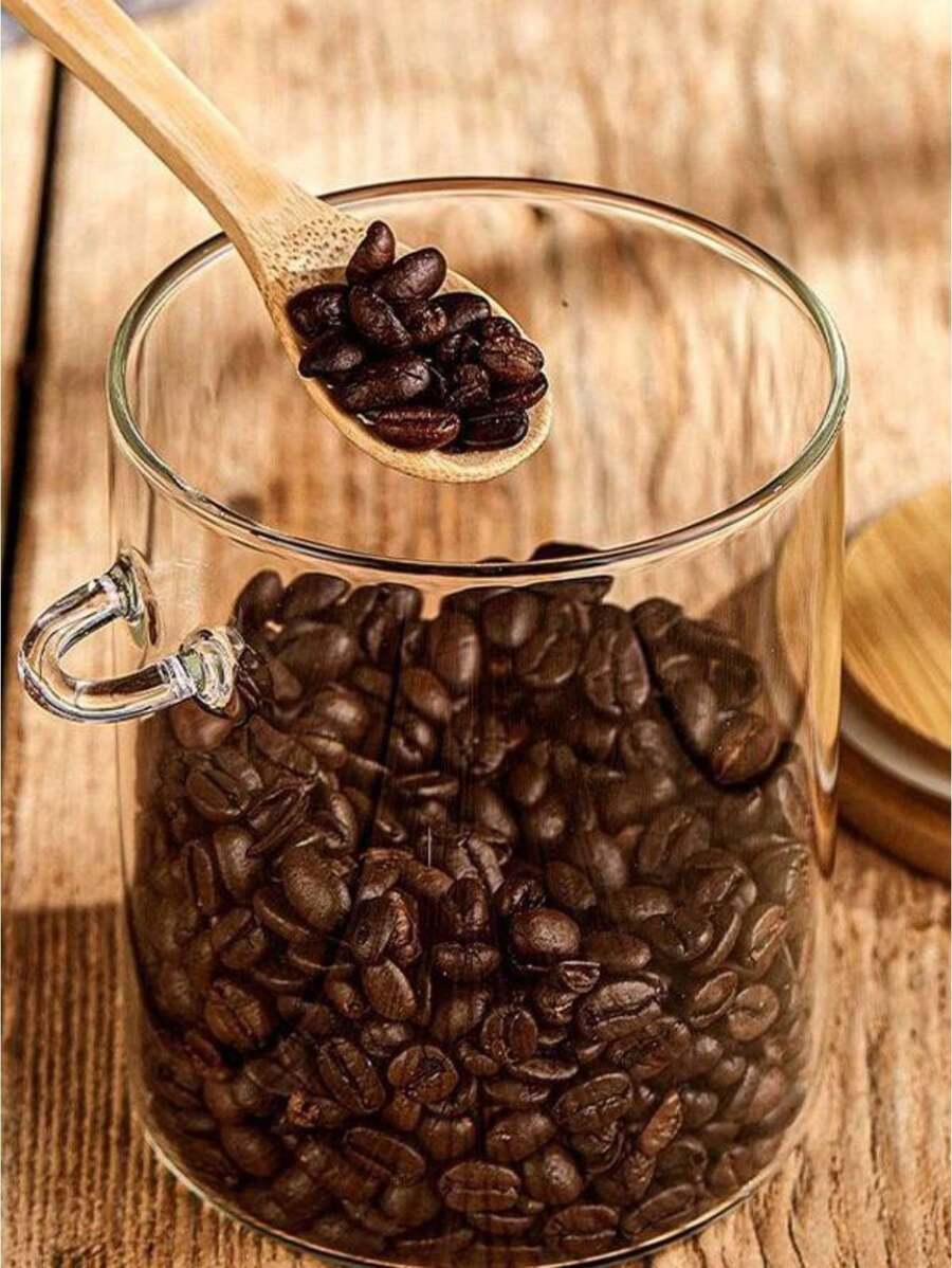 Coffee Bean Canister, Seal Storage Container For Coffee Powder, Glass ...