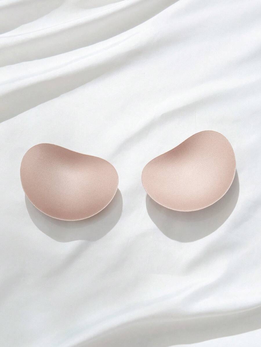 Discreet Minimalist Plain Color Heart-Shaped Chest Pads, Anti-Flashing ...