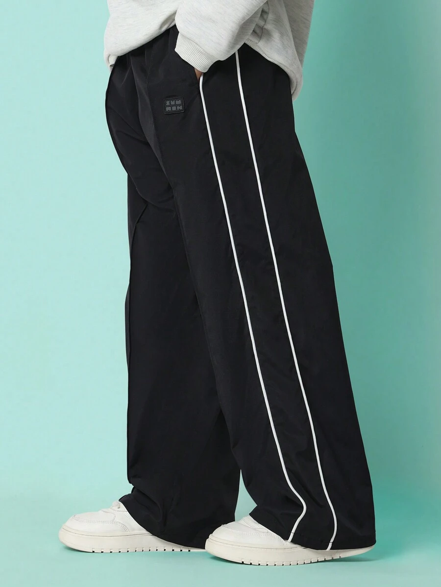 SUMWON Tween Girls Wide Leg Nylon Track Pant | SHEIN