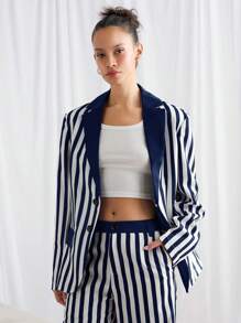 Manfinity VCAY Herren Loose Fit Farbblock gestreifter Kragen Langarm ...