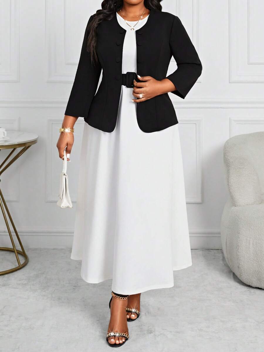 SHEIN Lady Spring And Summer Autumn And Winter Elegant Commuting Office ...