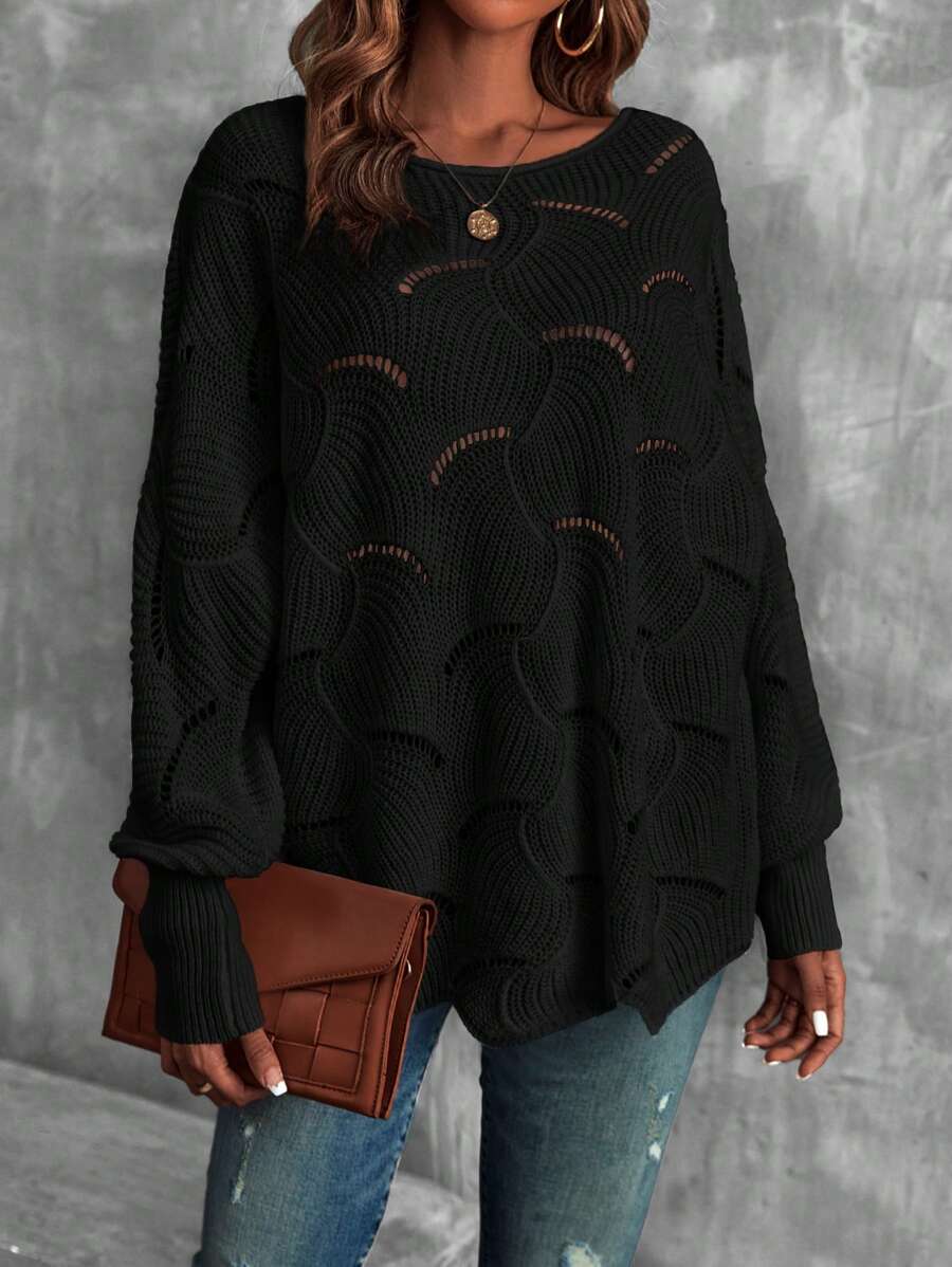 SHEIN LUNE 1pc Basic Pullover Sweater, Casual And Fashionable For ...
