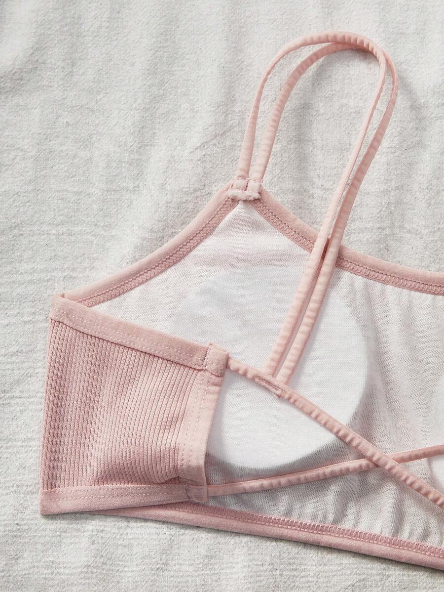 SHEIN 3pcs/Set Tween Girls Comfortable Padded Cross Back Supportive ...