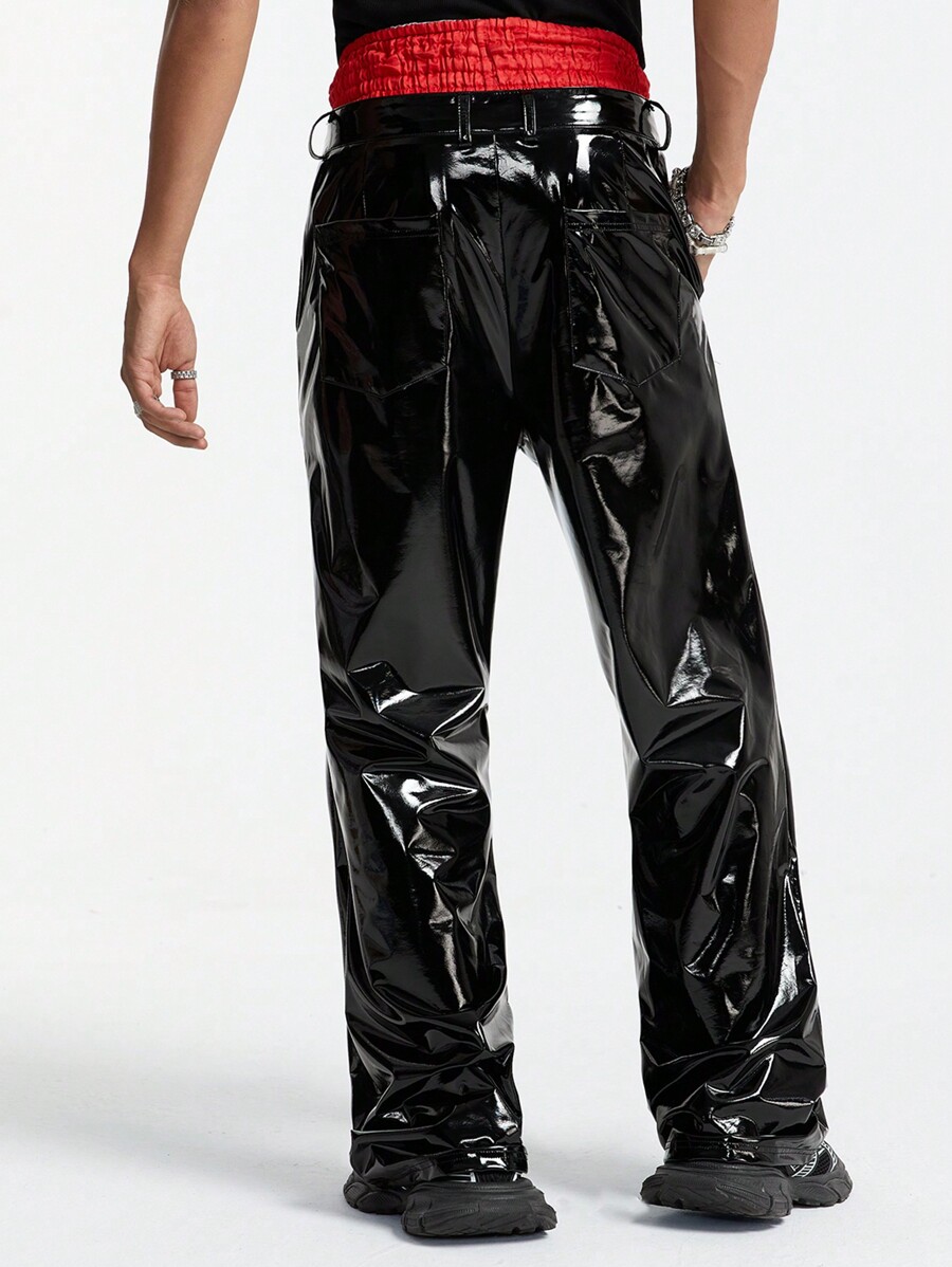 Manfinity StreetEZ Men's 4-Way Stretch Reflective Wide Loose Woven ...