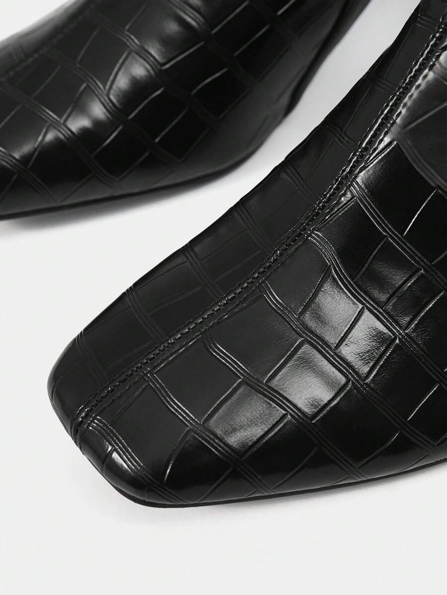 MOTF PREMIUM NEW THICK HEEL MARY JANE PLATFORM BUCKLE VERSATILE PATENT ...