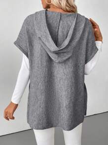 EMERY ROSE Damen einfarbiger Pullover mit teilweisem Rollkragen, Herbst ...