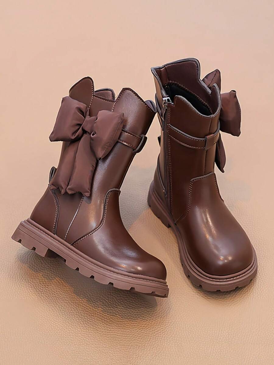 Bottes hautes épaisses pour filles, nouvelles bottes hautes pour ...
