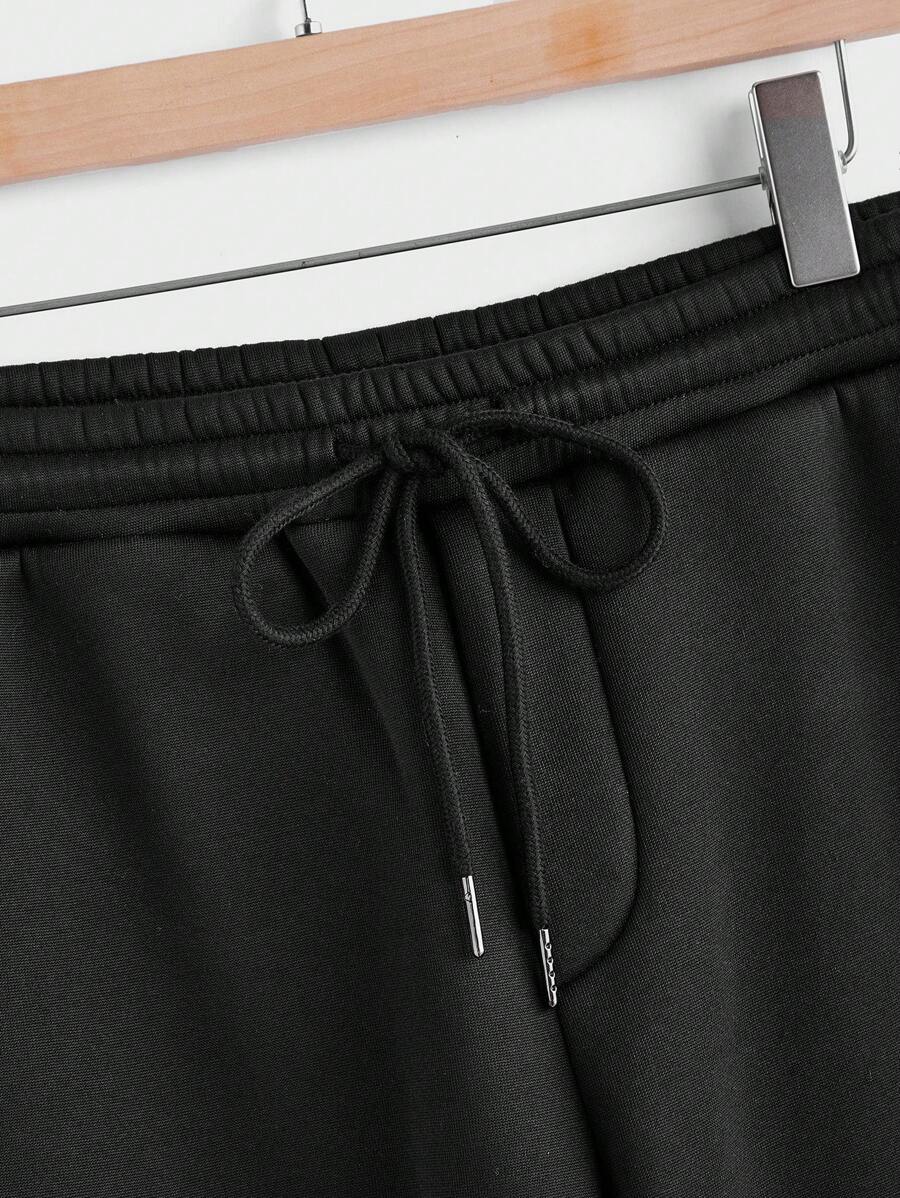 Manfinity Homme Minimalist Hand-Written Font Print Men's Fashion Casual ...