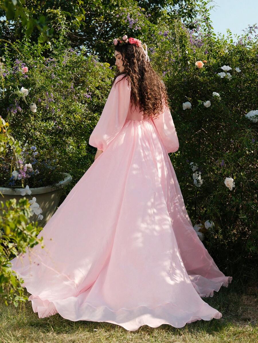 SHEIN MOD The Queen Of Angels Organza Gown,Official Bridal/Event Gown ...