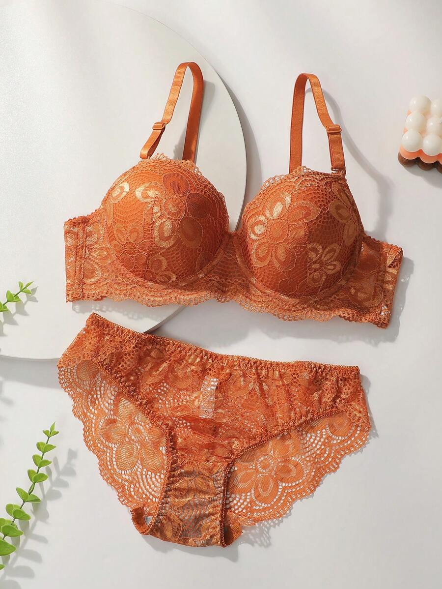 Set de 2 piezas de ropa interior para mujer (con sujetador con aros y ...