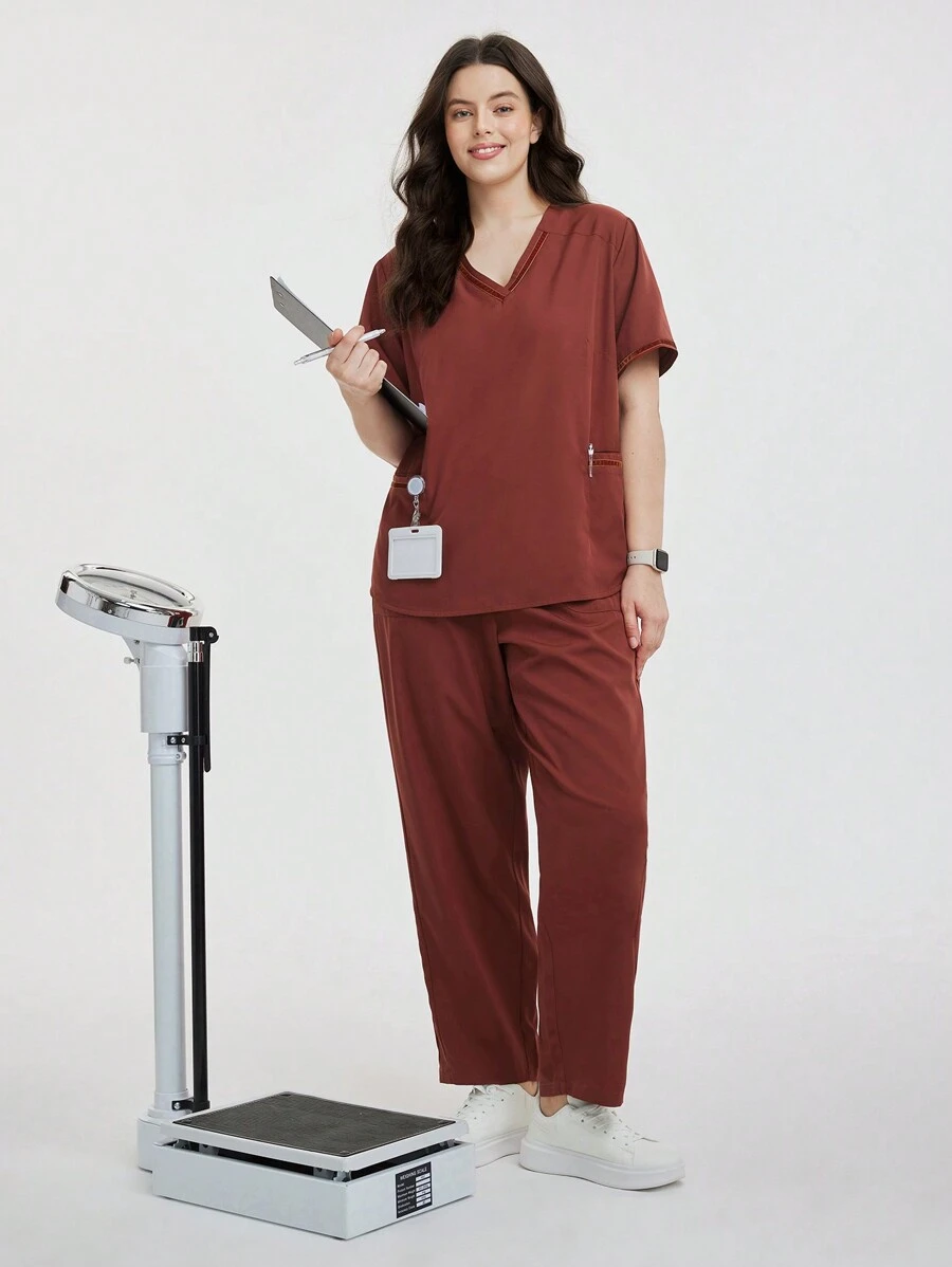 SHEIN TaskFit Plus Size Uniform Set | SHEIN UK