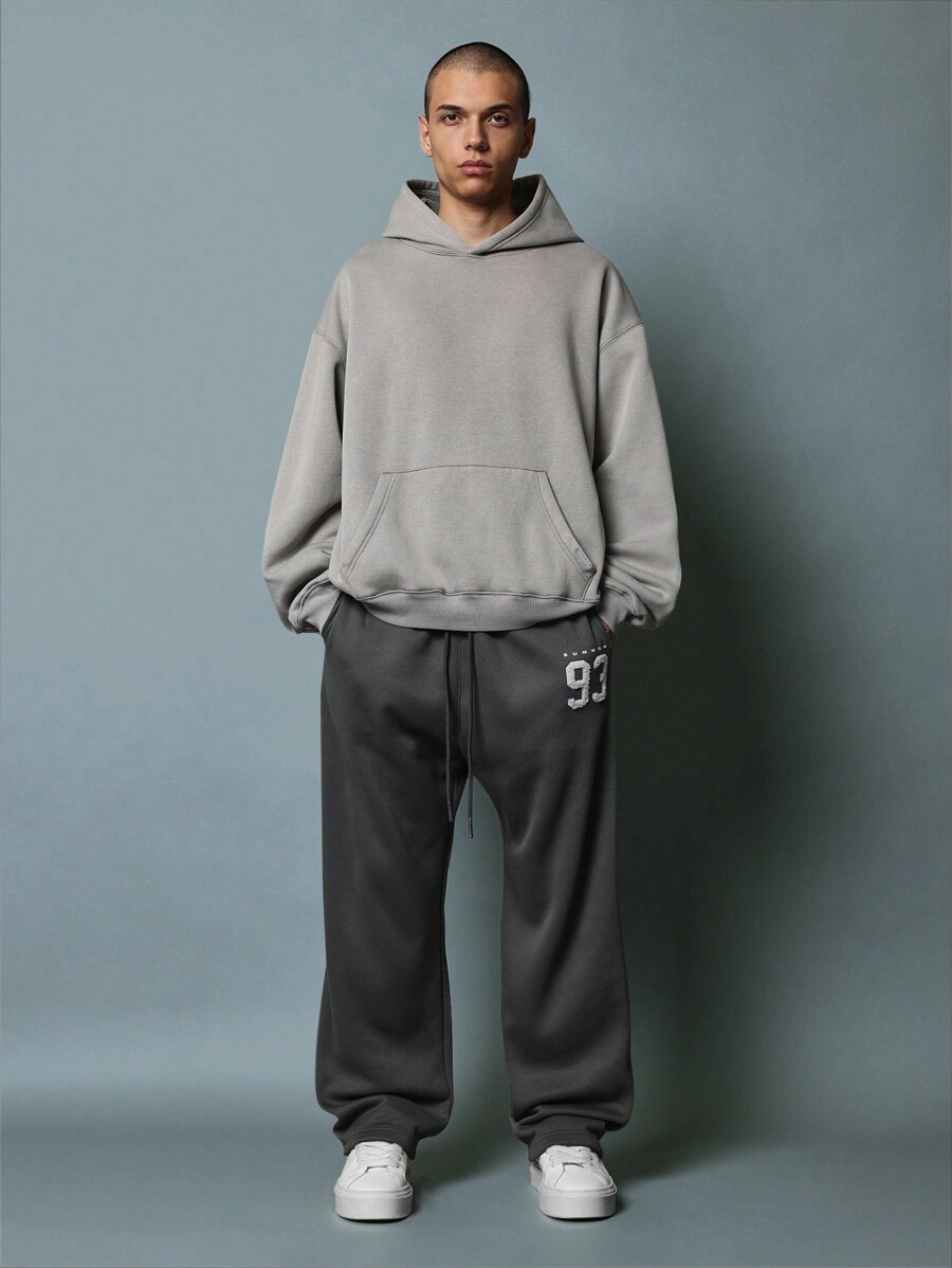 SUMWON フロントアップリケ付きドロップクロッチジョガー | SHEIN JAPAN