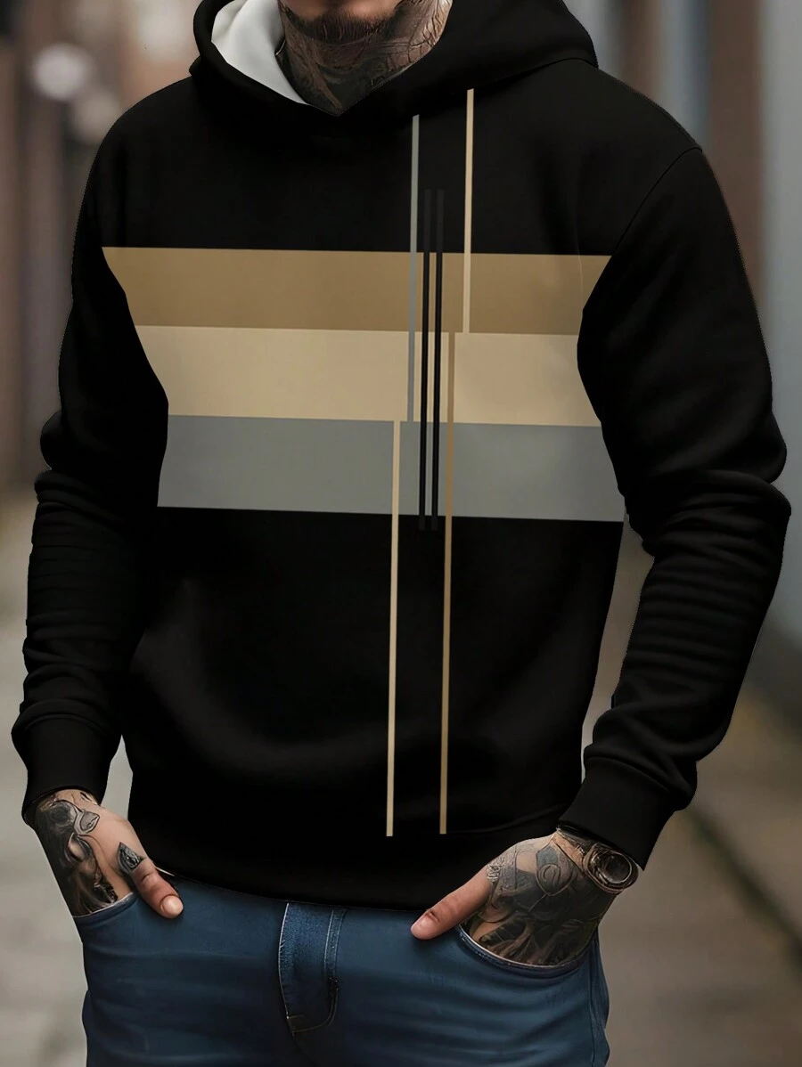 Manfinity Homme สีเขียวขี้ผึ้งการ์ตูนและการพิมพ์สายพลอตชุดพ่อเสื้อคลุม ...