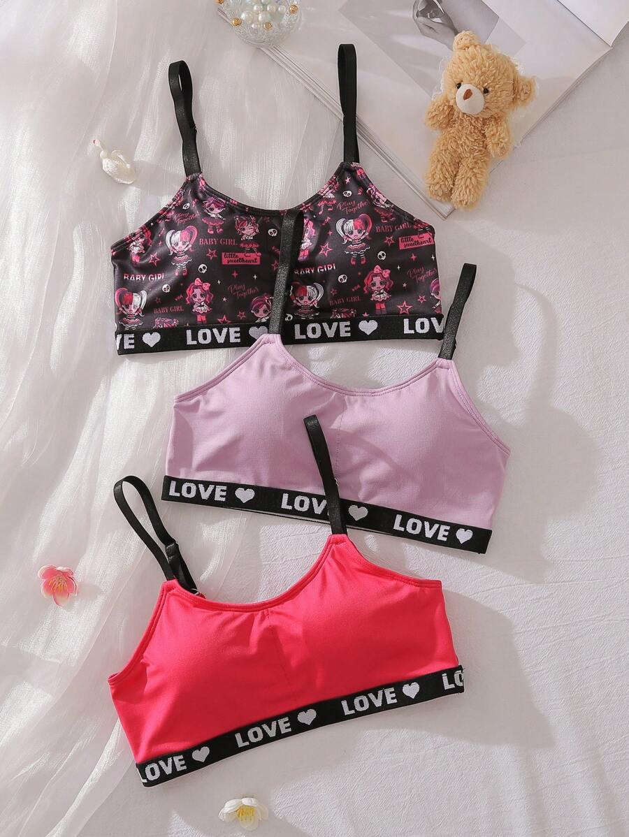 Set de 3 piezas de ropa interior cómoda y deportiva con estampados cool ...