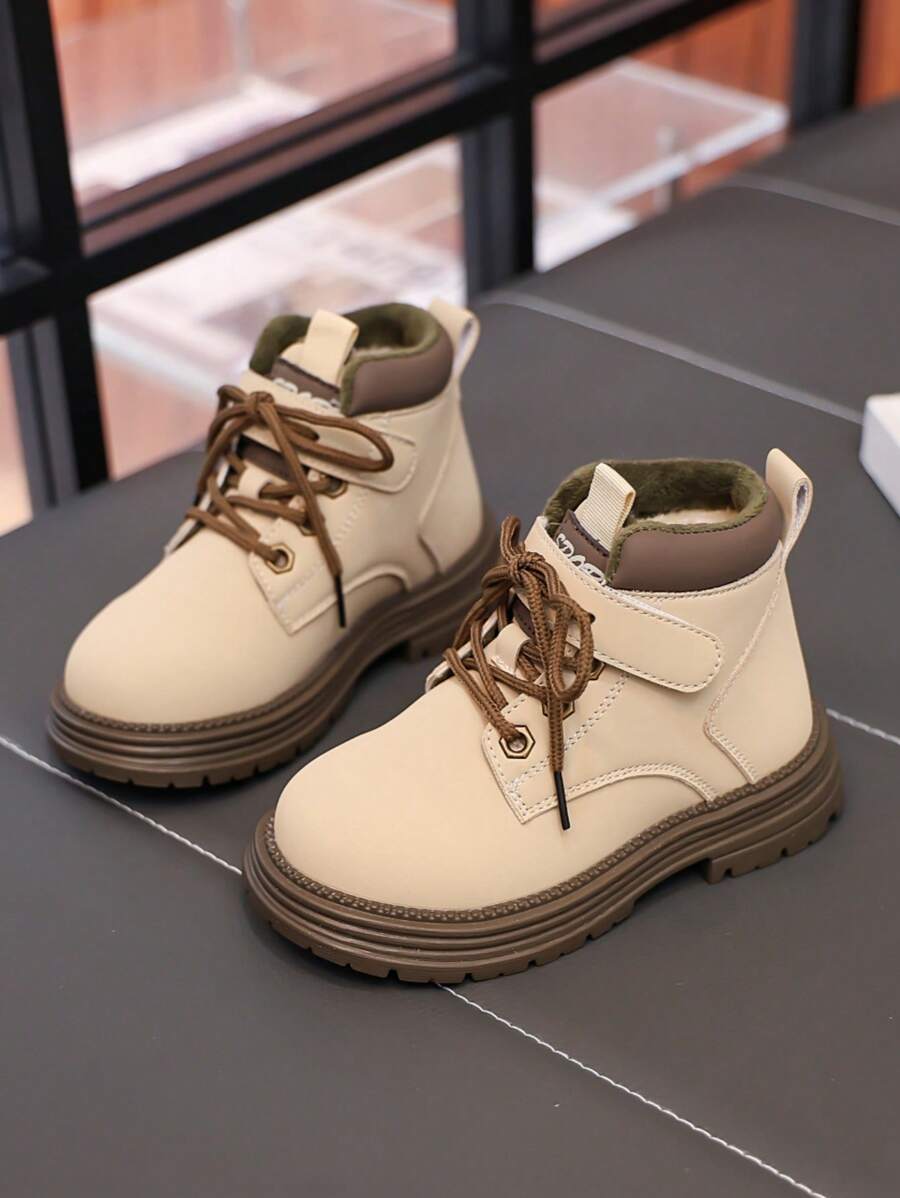 2024 Winter New Thicker Children Boots, Fleece Warm Girls Boots Mid ...